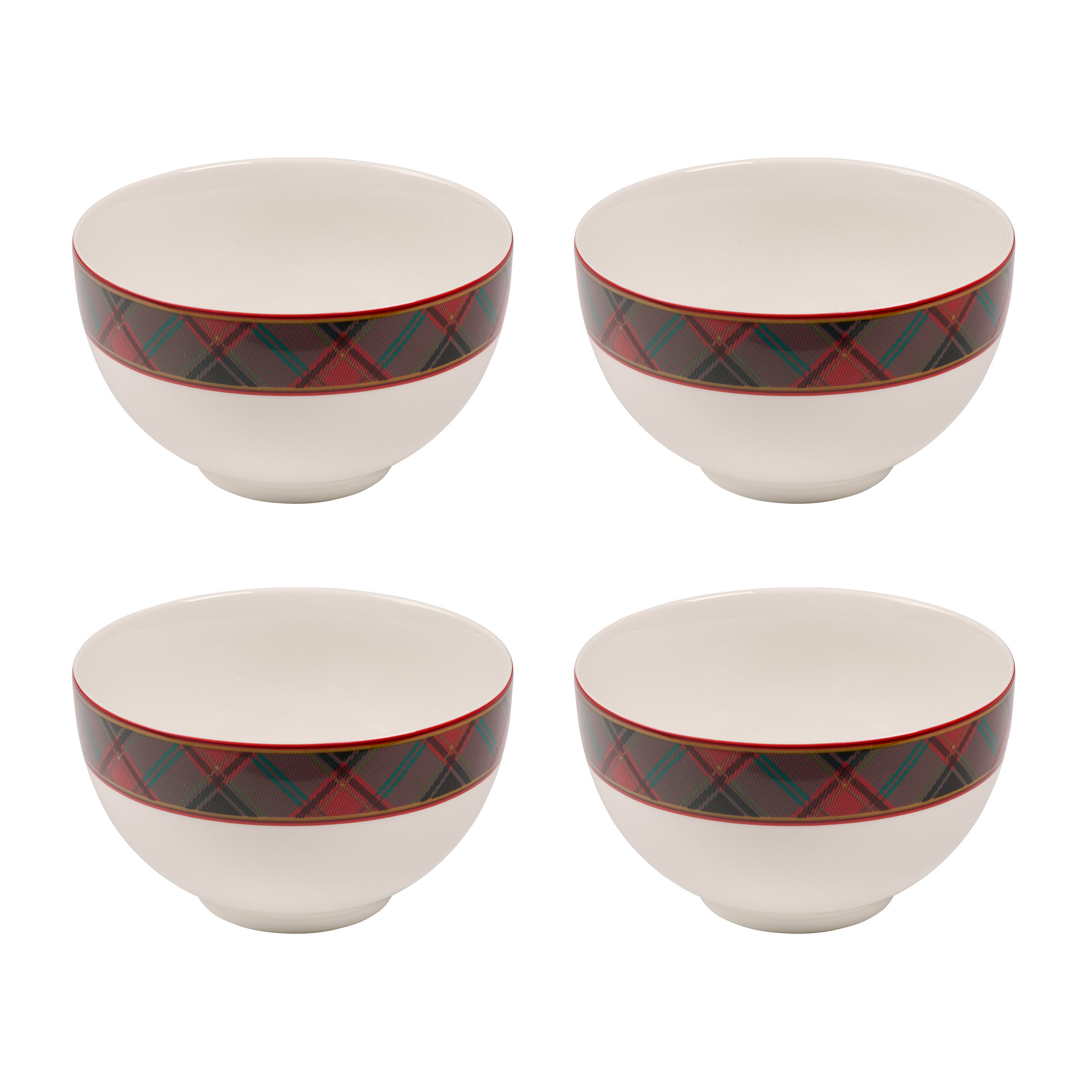 Spode Christmas Tree Tartan Rice Bowl 6" | Wayfair