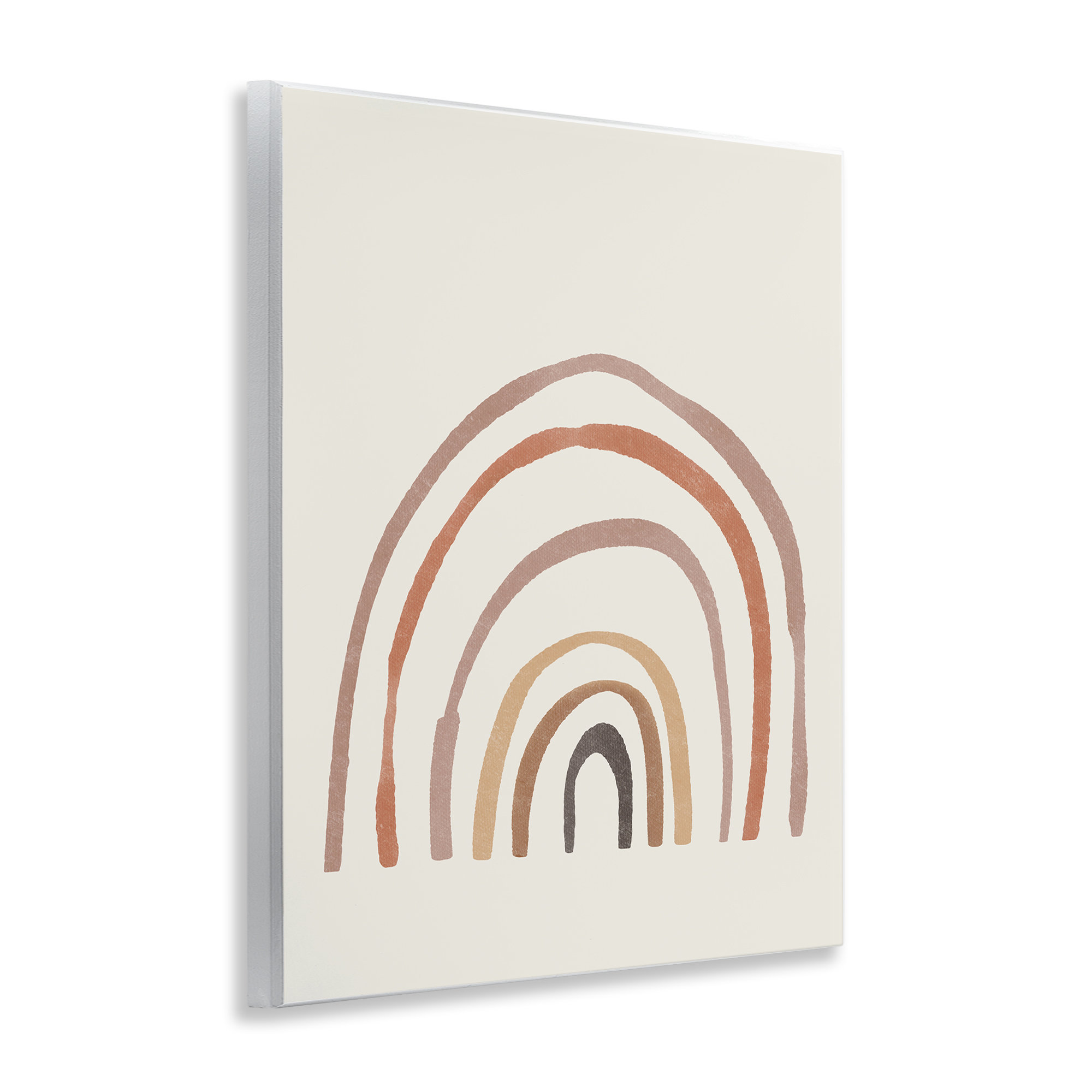 Ebern Designs Quirky Neutral Rainbow Wall Plaque Art by Sisi and Seb ...