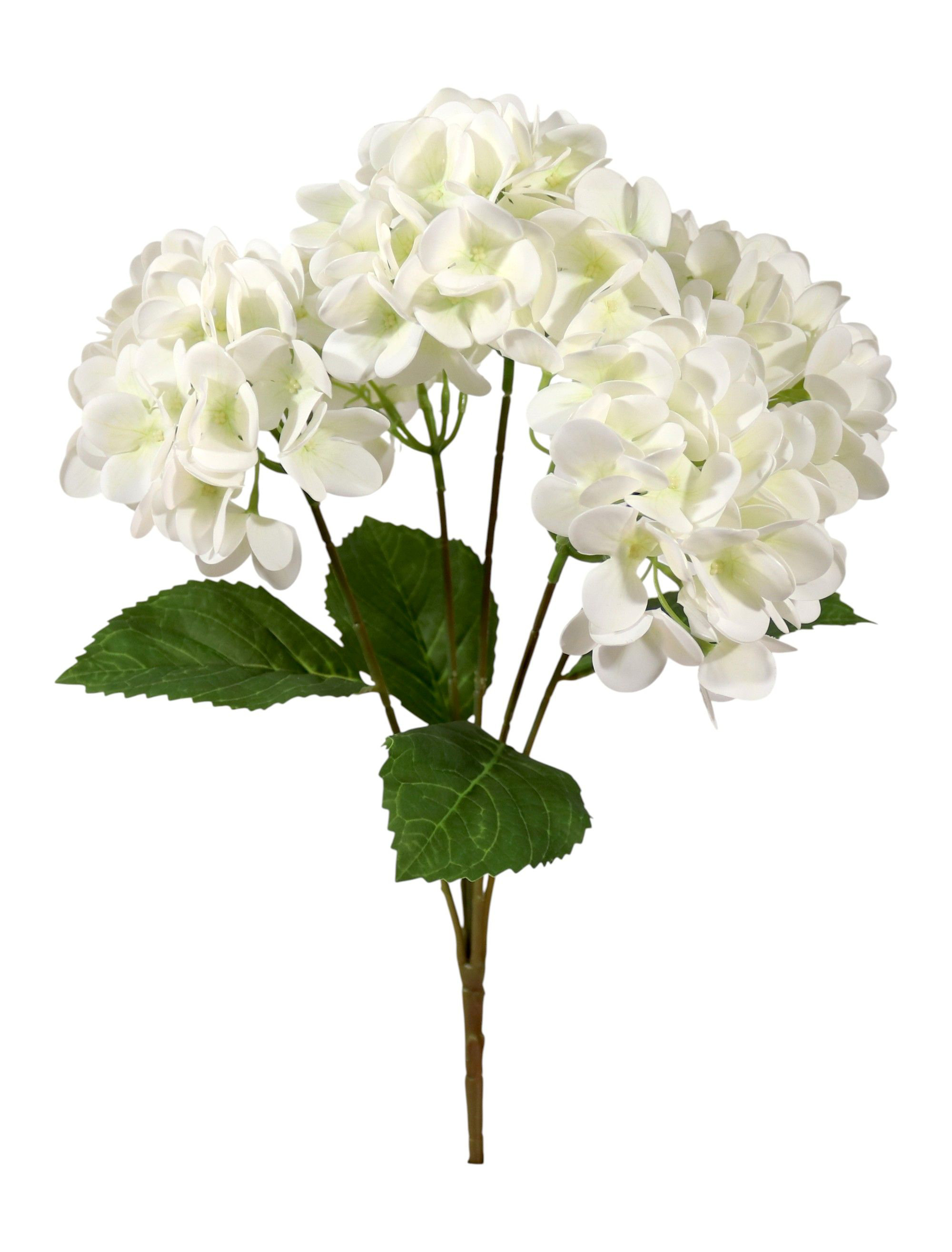 Winston Porter 2pc 18" Real Touch Hydrangea Bush 5 Heads | Wayfair