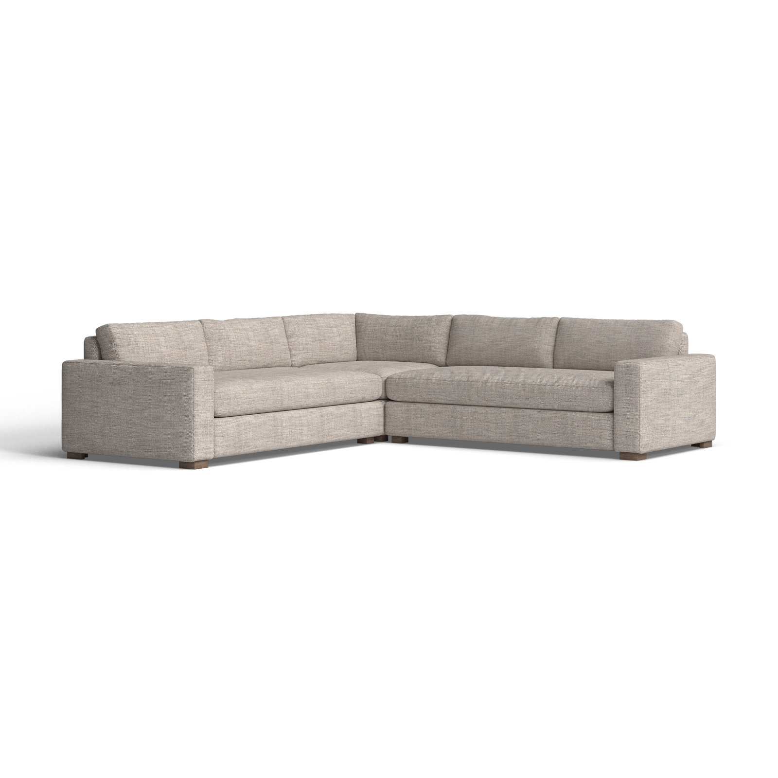 Wade Logan® Brean 118" Wide Symmetrical Corner Sectional | Birch Lane
