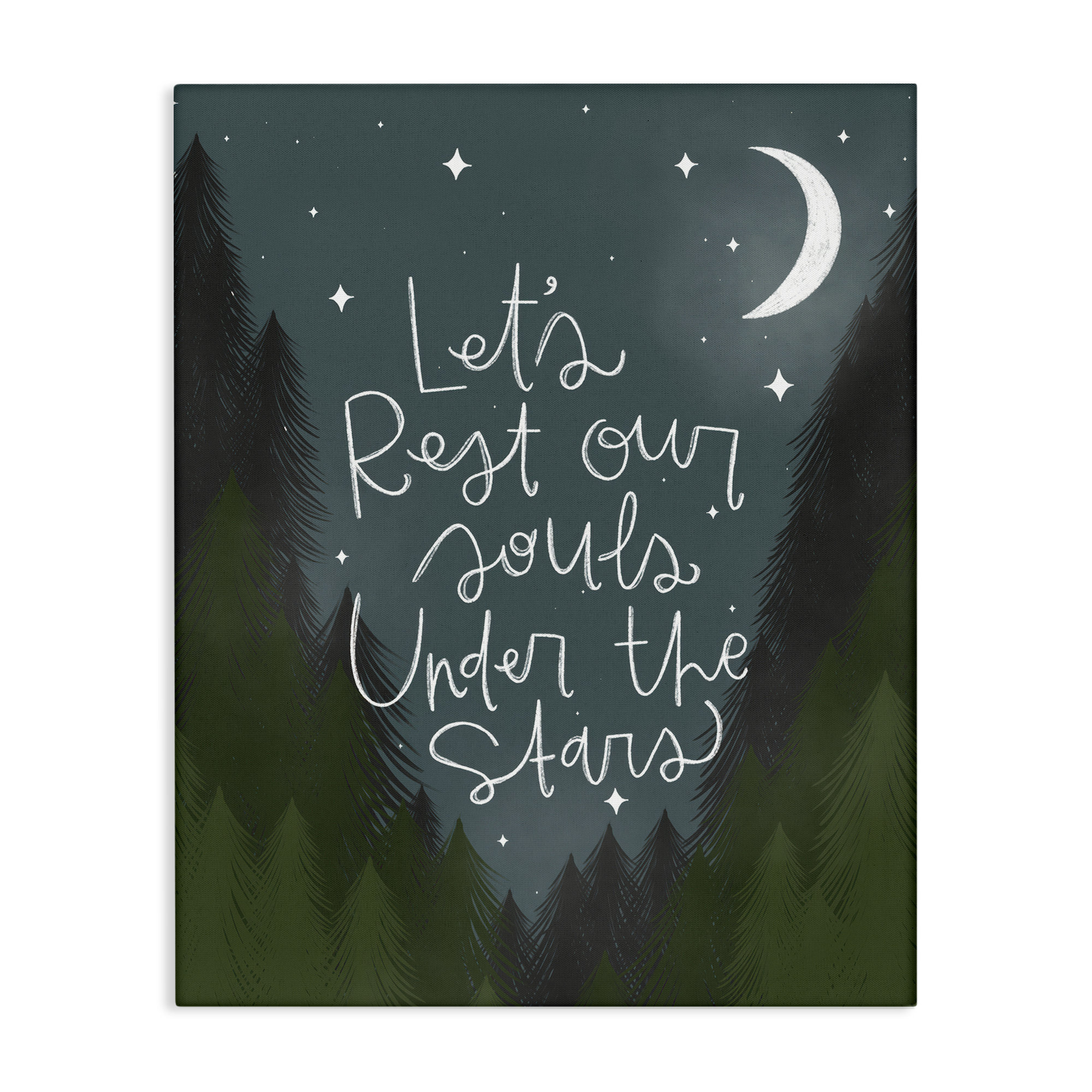 Union Rustic Rest Our Souls Under Stars Canvas, design by Mandy Ford ...