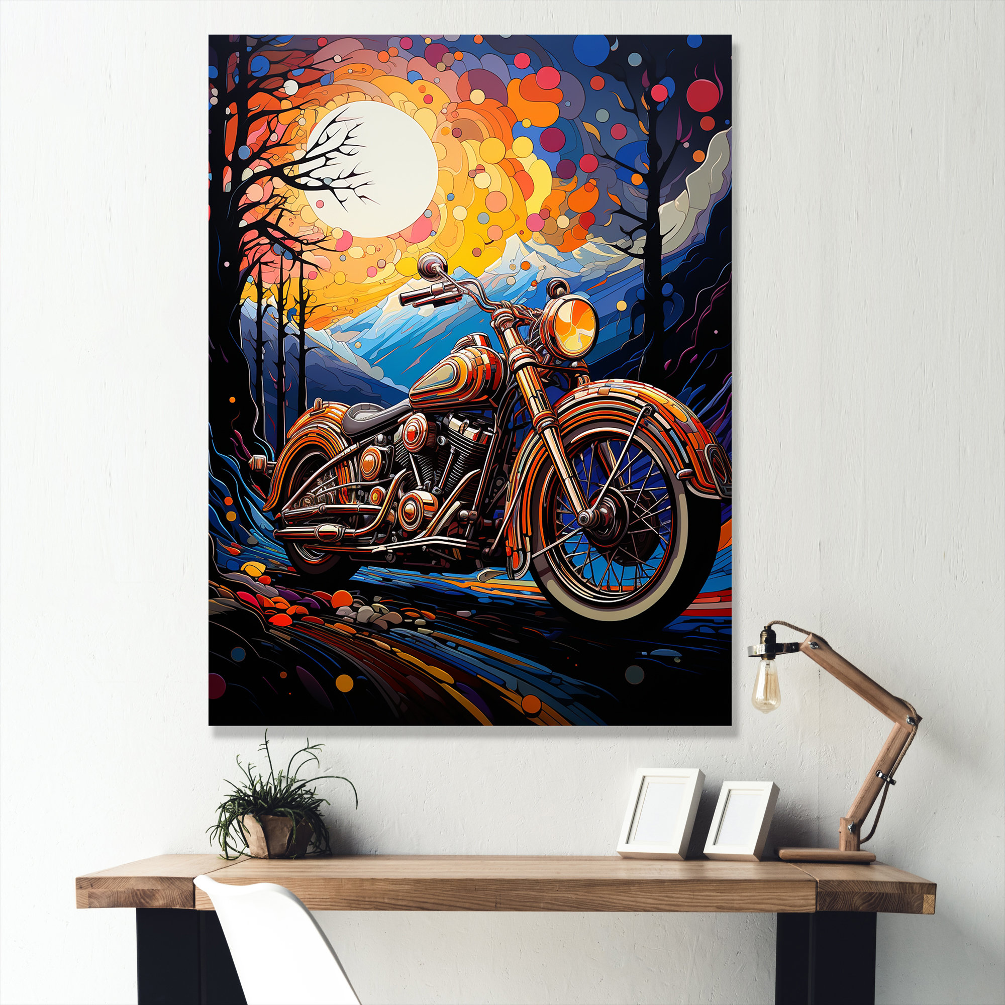 Design Art Fantasy Motorcycle Odyssey I | Wayfair