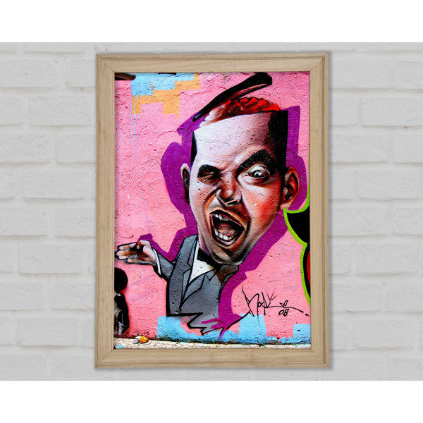 Happy Larry Big Head Framed Print | Wayfair.co.uk