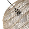 Bayou Breeze Azie 1 - Light 18" Wide Single Globe Rustic Bohemian Woven ...
