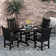 Lark Manor Alirah 4 - Person Square Outdoor Dining Set & Reviews | Wayfair