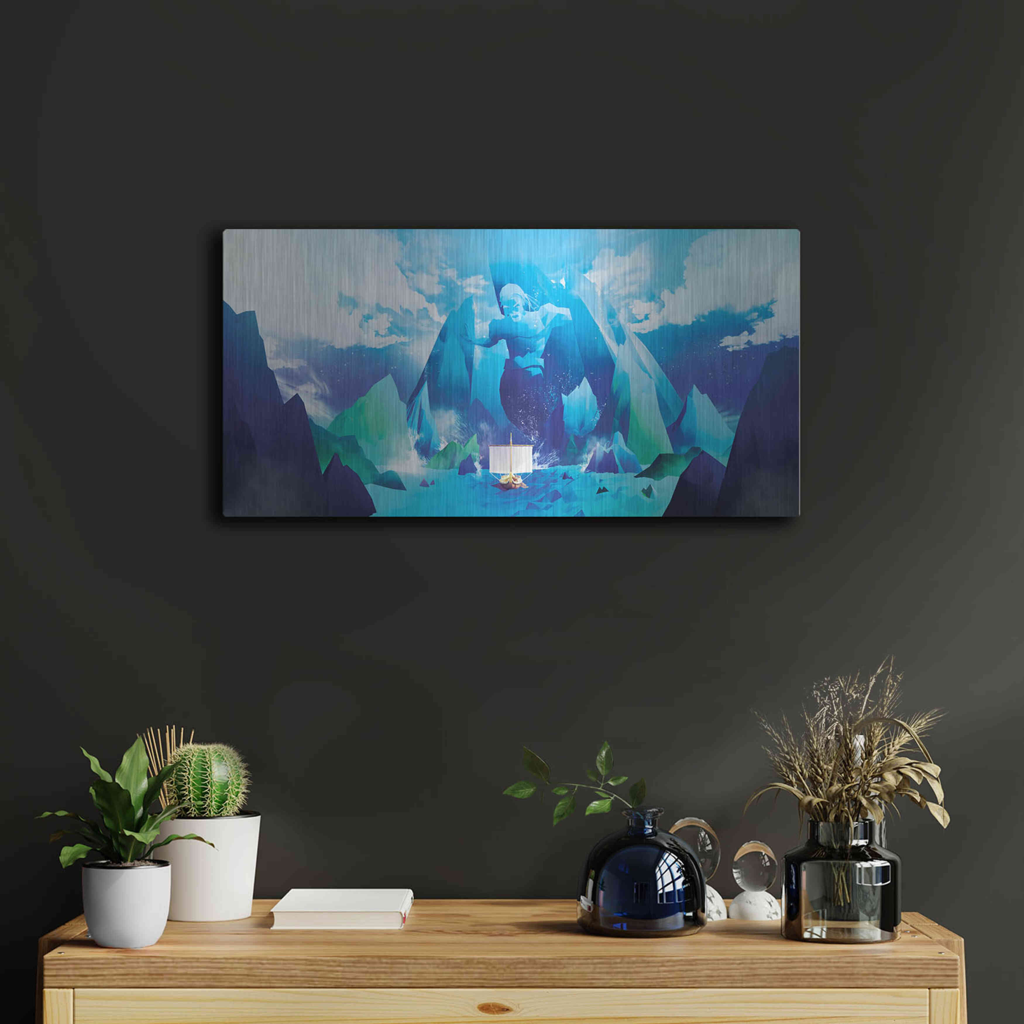 Breakwater Bay Triton' by Jonathan Lam, Metal Wall Art | Wayfair