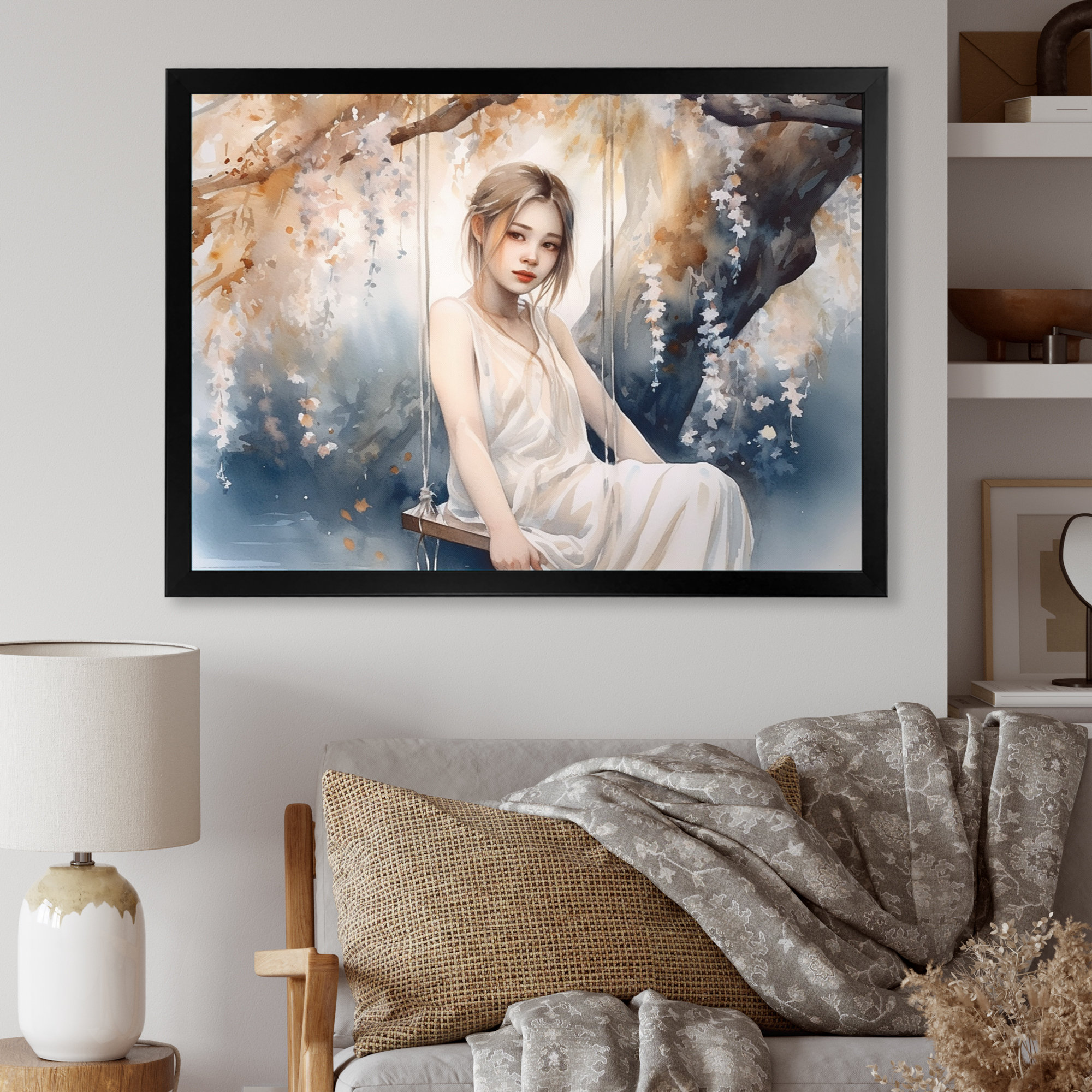 House of Hampton® Stunning Woman Under Willow Tree II " Stunning Woman ...