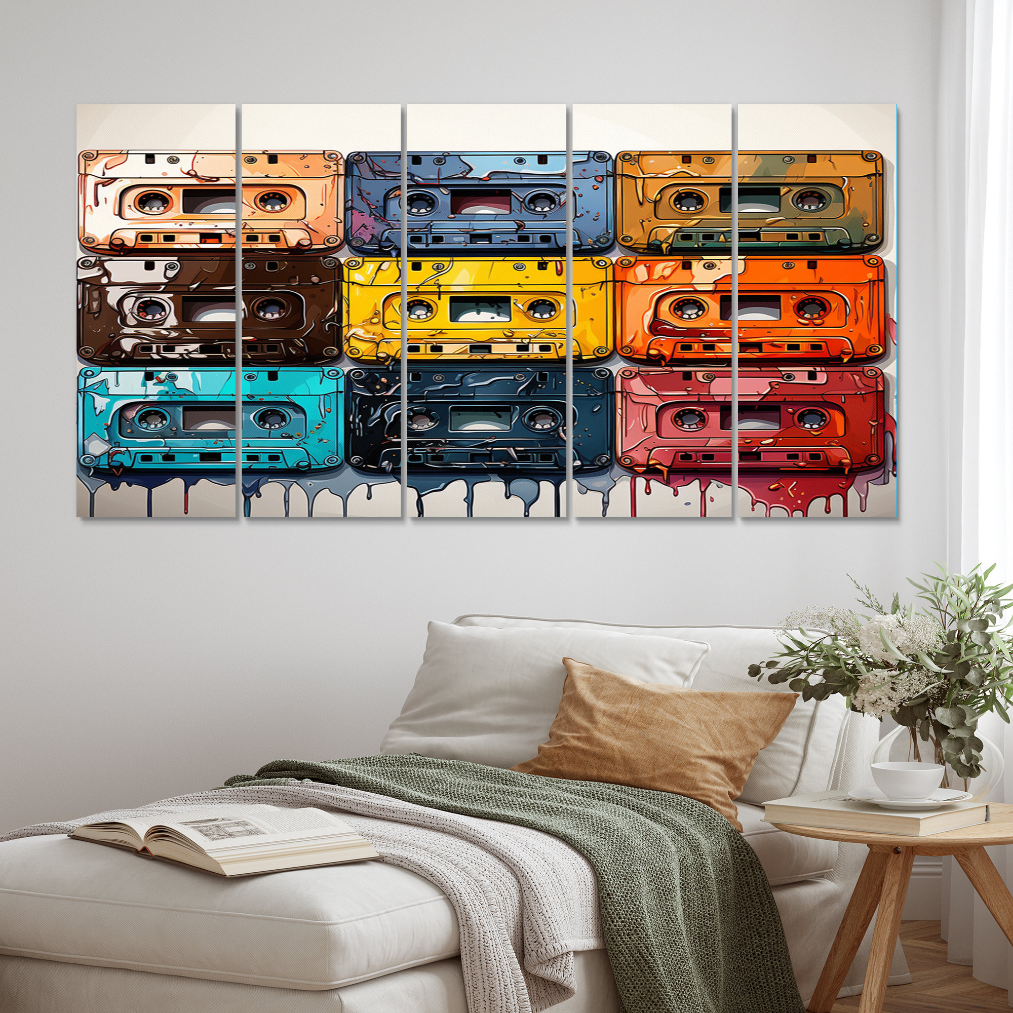 Red Barrel Studio® Popart Cassette Tapes IV - Music Metal Wall Decor ...