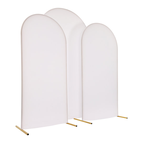 YaoTown 3 Piece Metal Arch Wedding Backdrop Stand Set | Wayfair