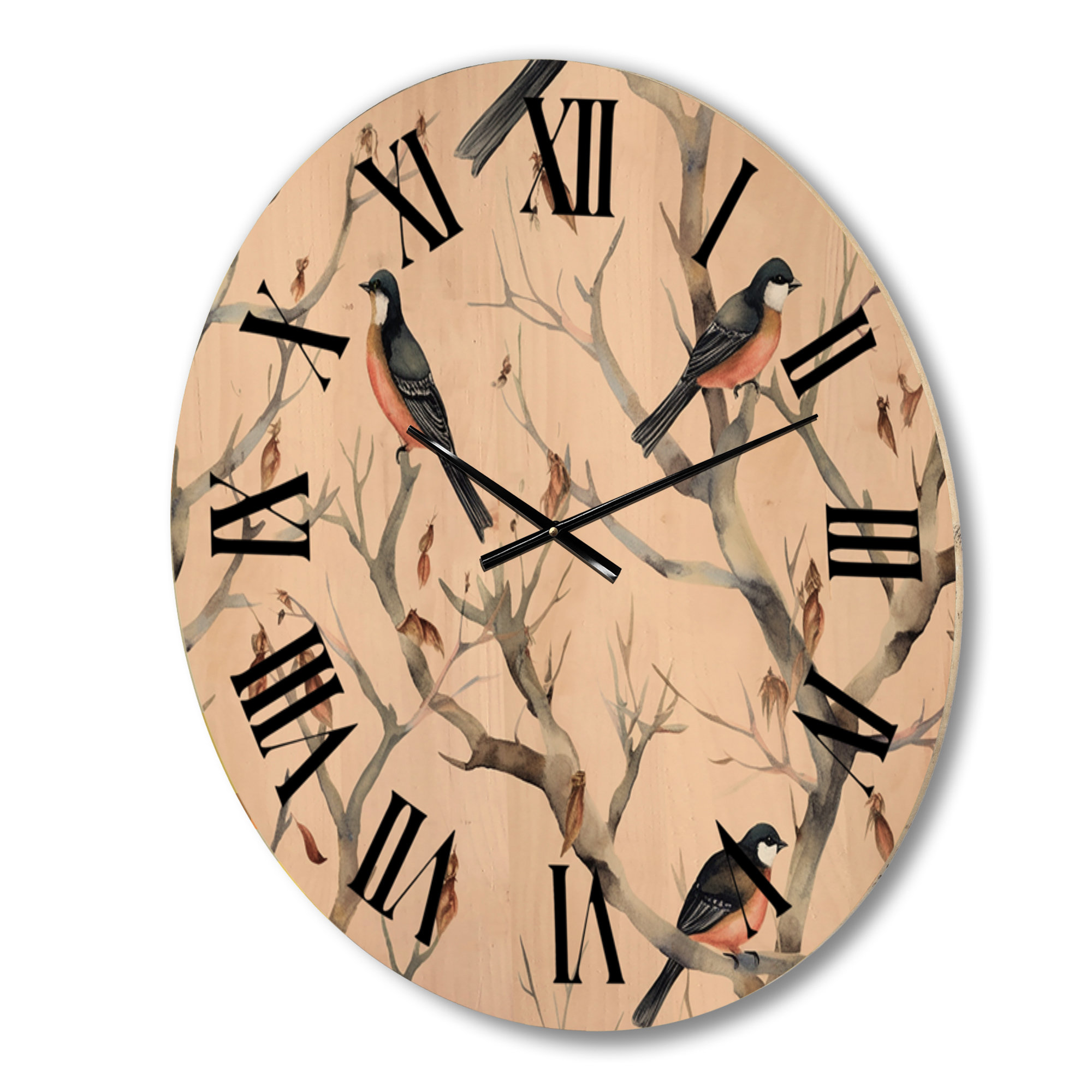 East Urban Home Little Birds on The Tree Branches II - Animals Bird ...