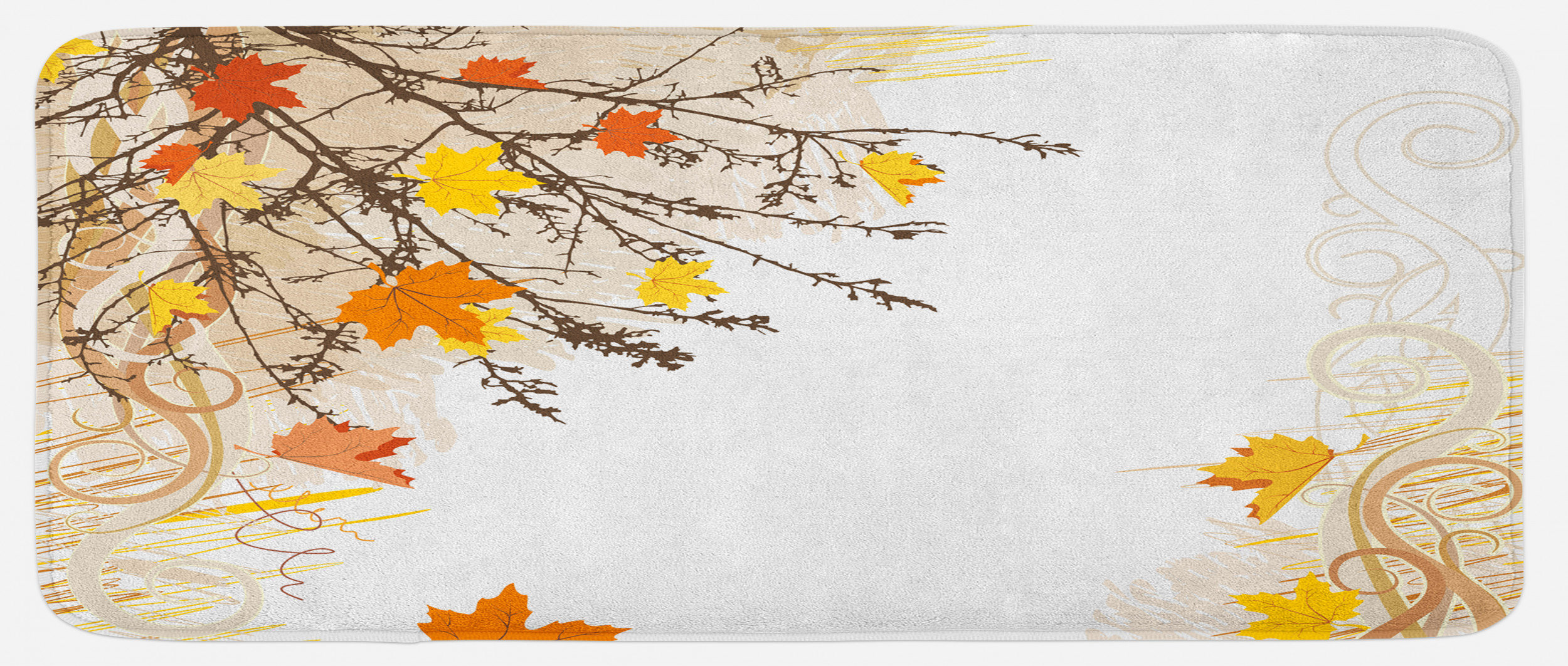 East Urban Home Autumn Maple Leaves Branches In Fall Earthen Tones ...