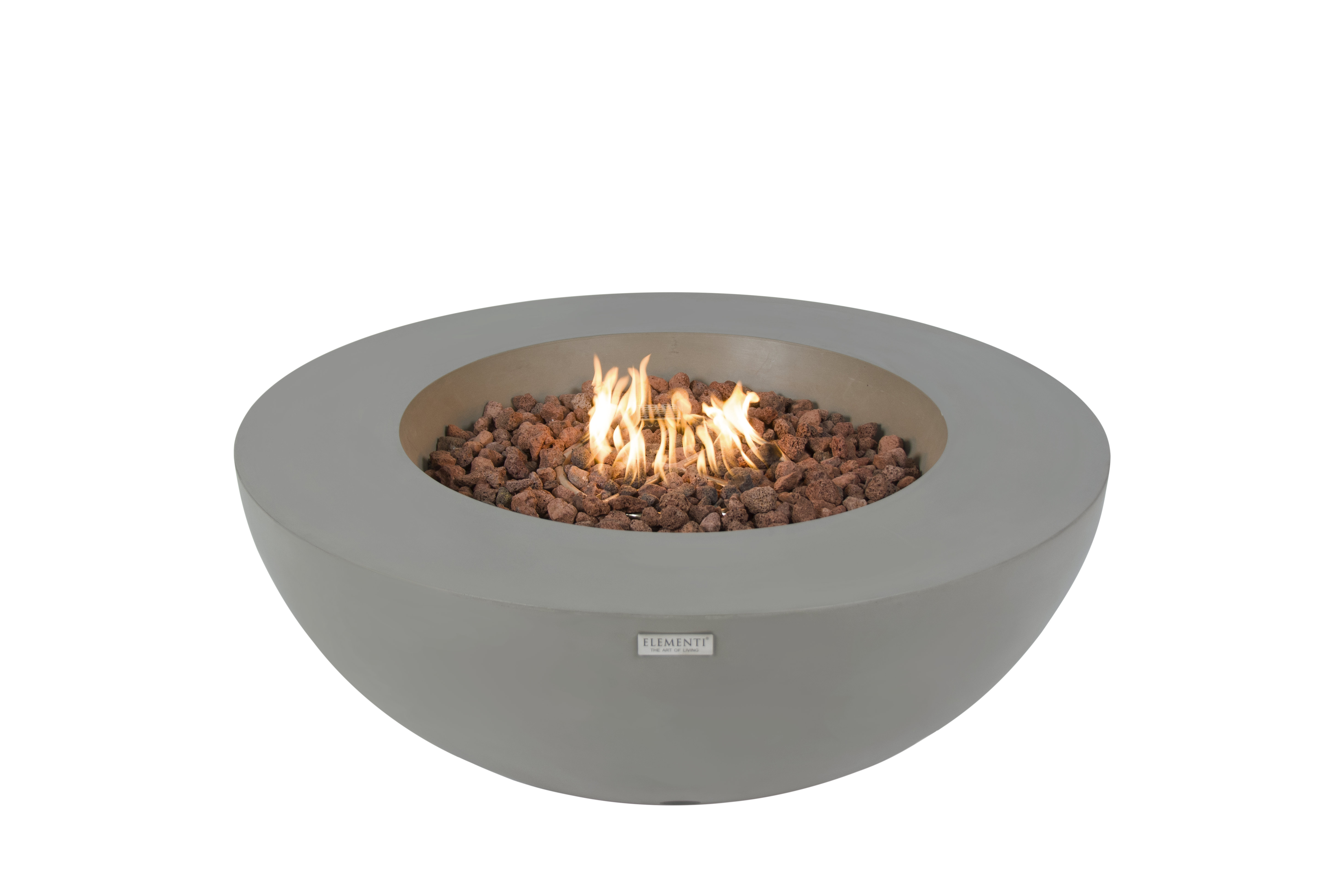 Elementi Foyer de table rond en béton Lunar Bowl - Wayfair Canada