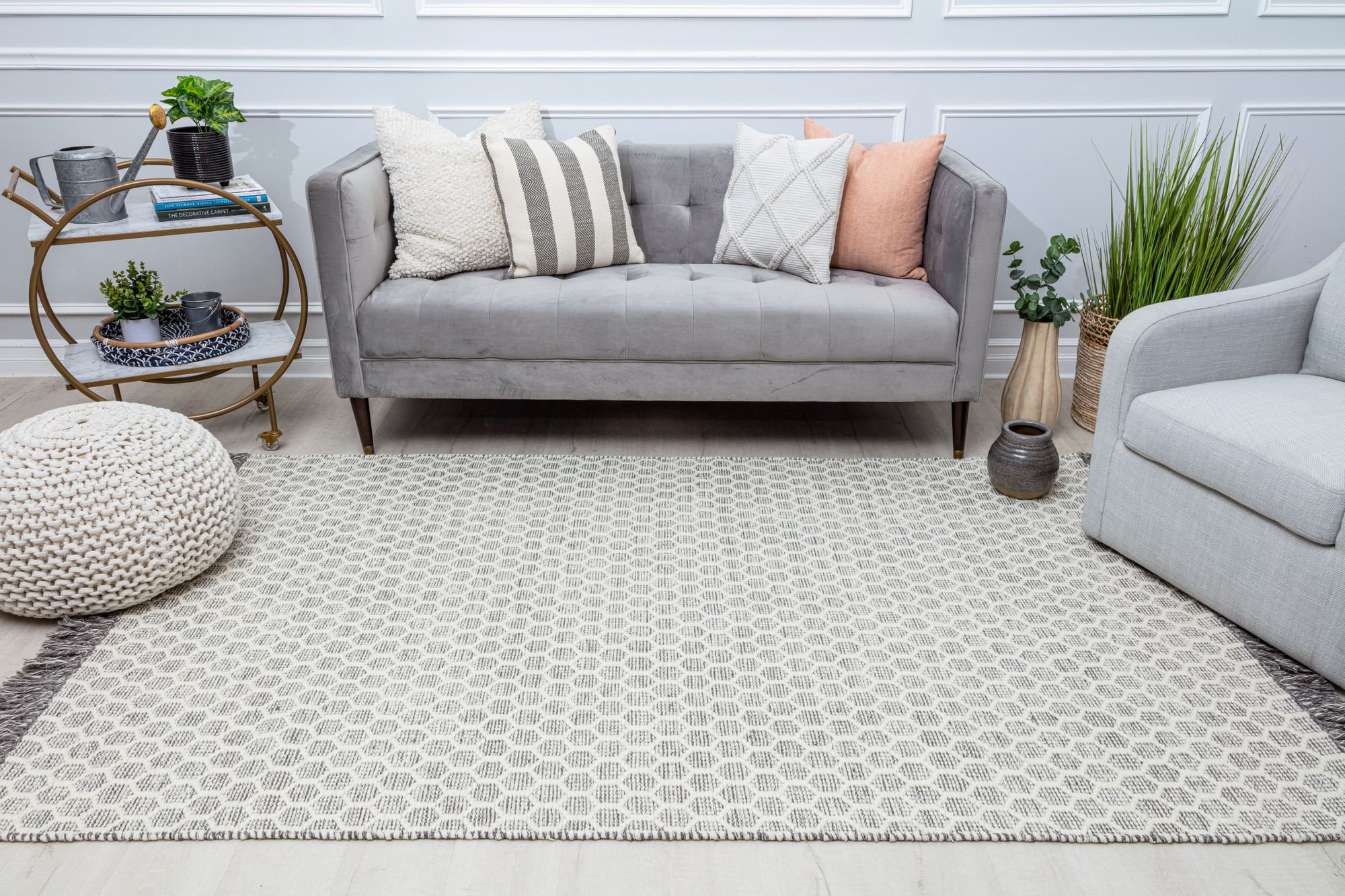 Dakota Fields Rhys Bohemian Honeycomb Area Rug | Wayfair