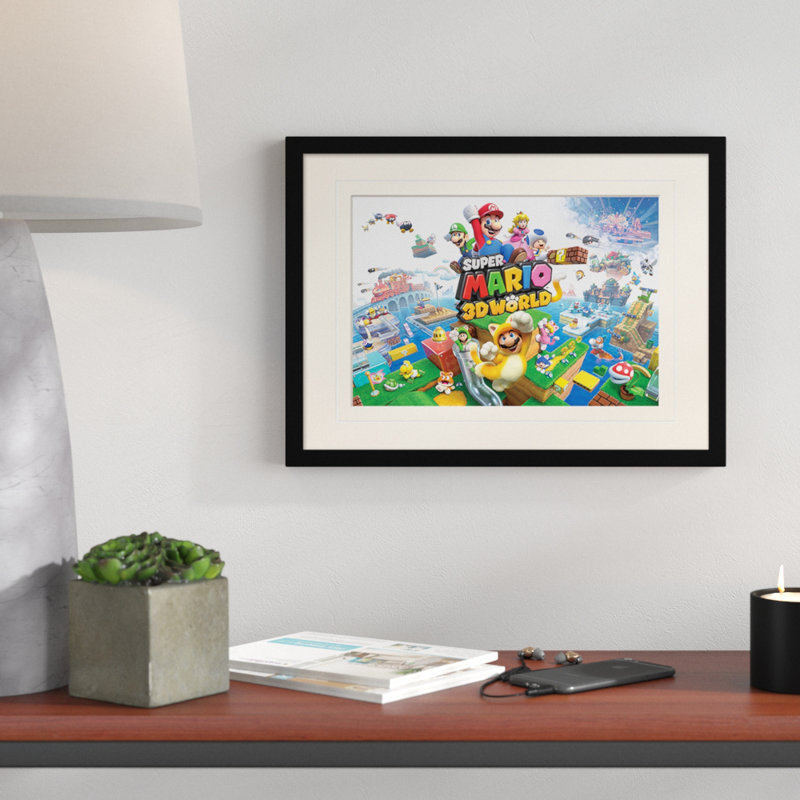 Disney Super Mario 3D World Framed Graphic Art Print | Wayfair.co.uk