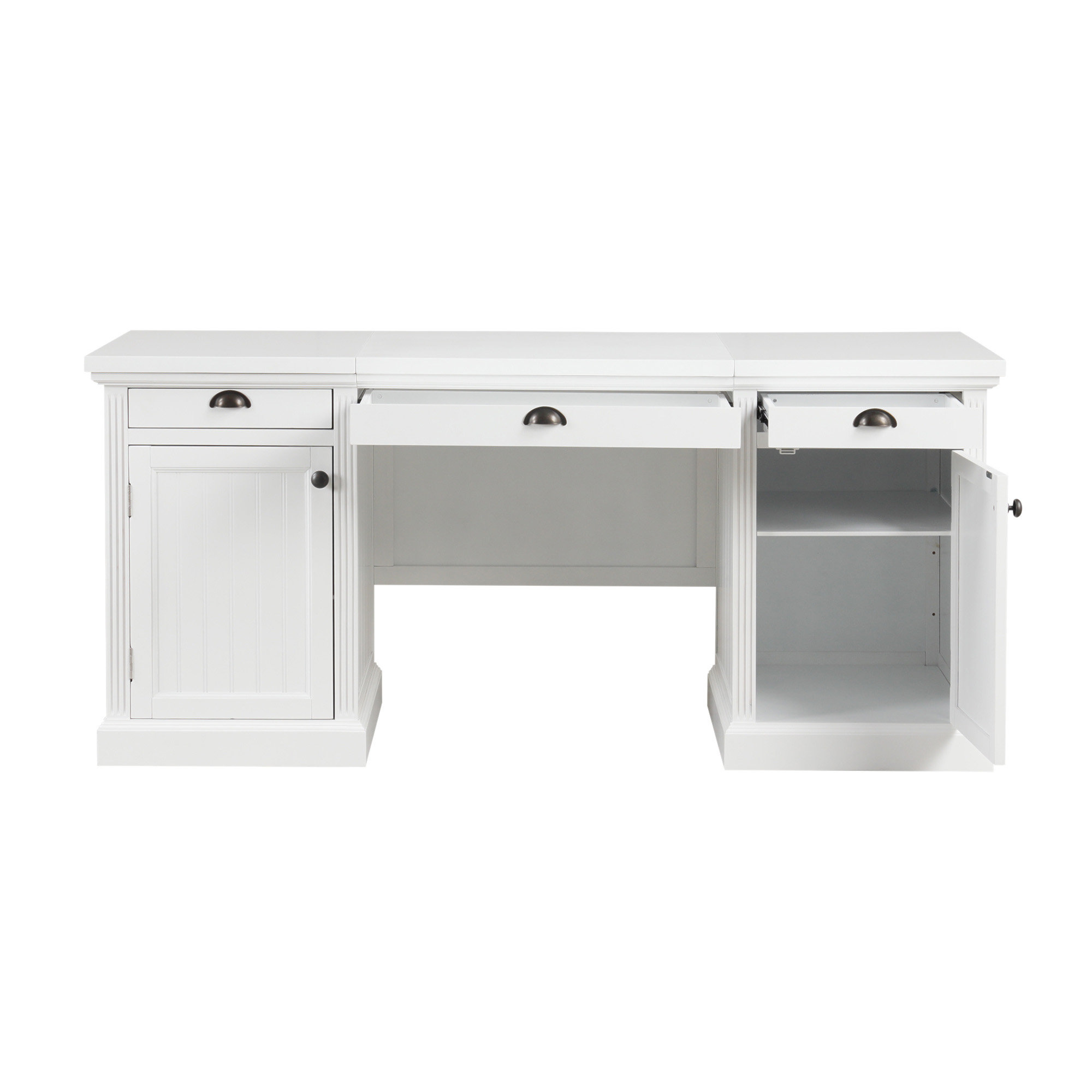 Red Barrel Studio® 67''Modern Executive Desk,Computer Desk With 2 ...