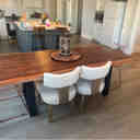 Union Rustic Lemay Iron Trestle Dining Table & Reviews | Wayfair