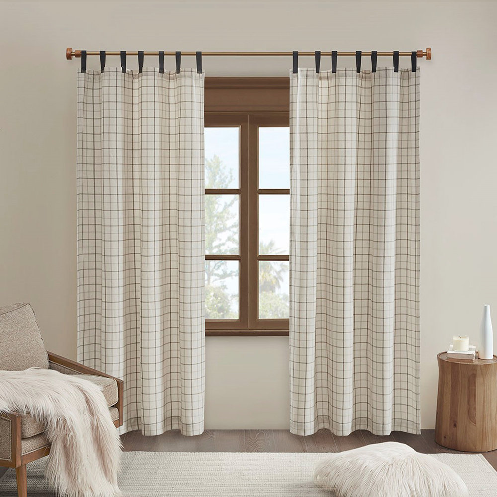 Gracie Oaks Forgan Polyester Single Curtain Panel Panel | Wayfair