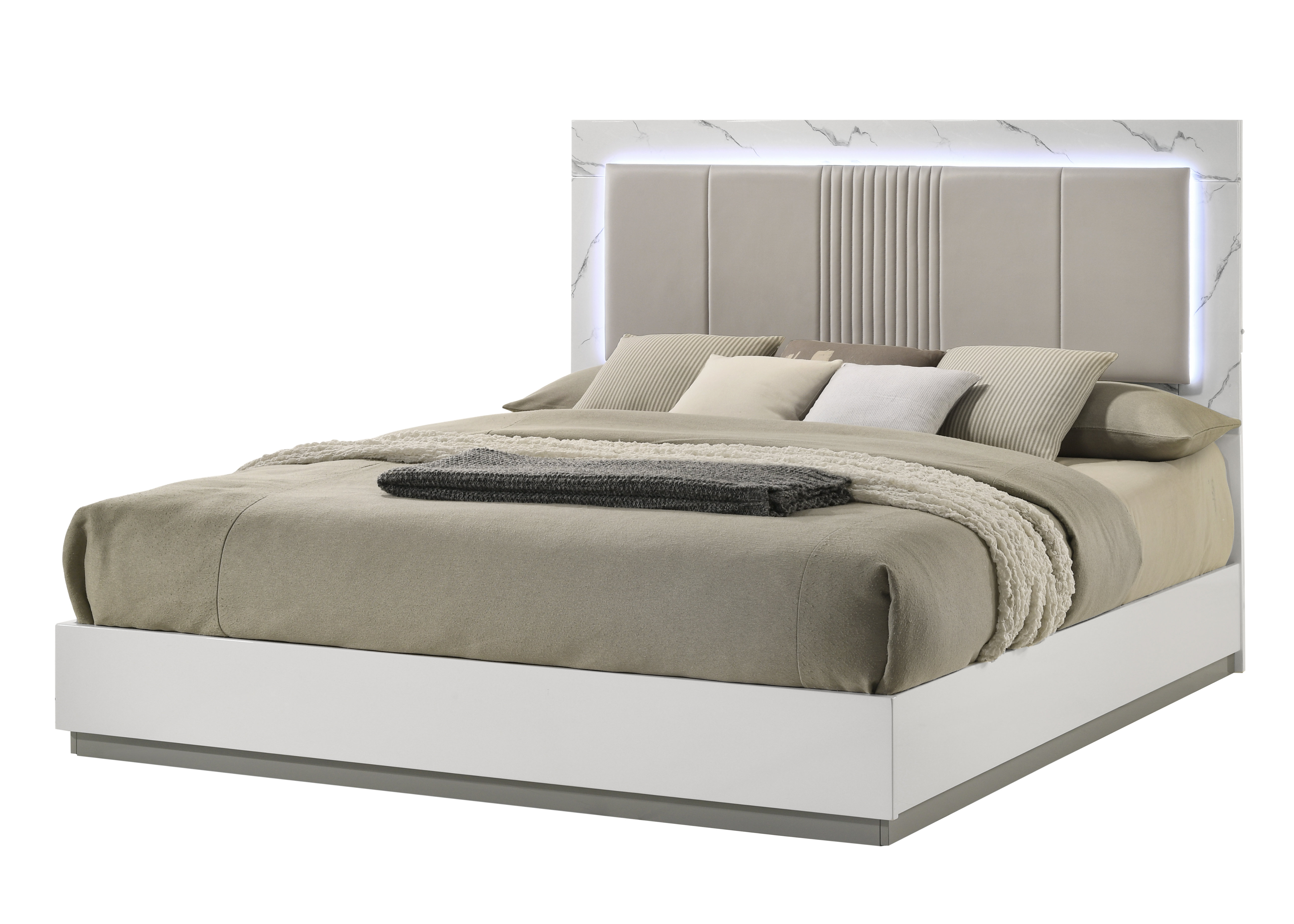 Ivy Bronx Woodbridge Bed White | Wayfair