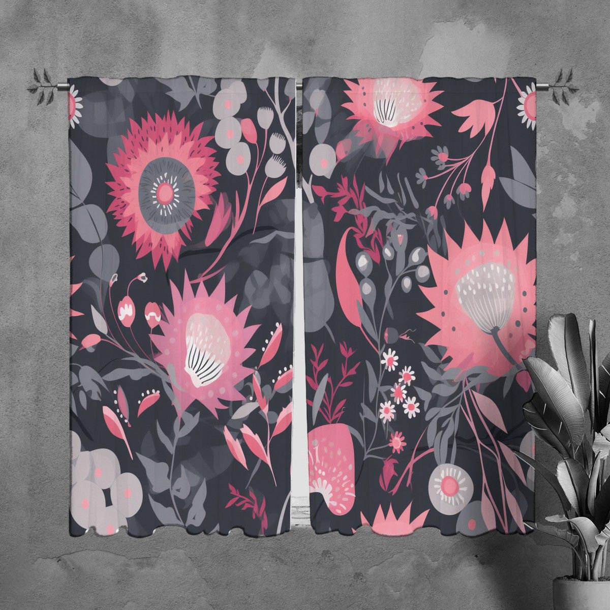 East Urban Home Michla Polyester Room Darkening Curtain Pair | Wayfair