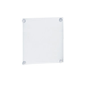 Azar Displays Clear Acrylic Window/Door Sign Holder Frame with Suction ...