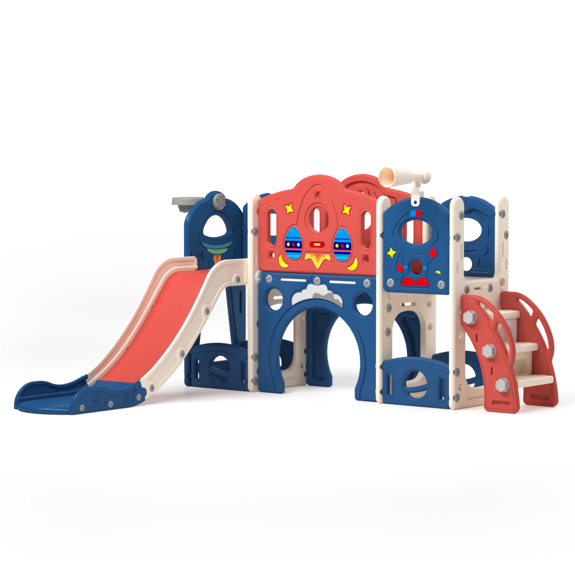 Nyeekoy 9 In 1 Toddler Slide And Climber Play Set | Wayfair
