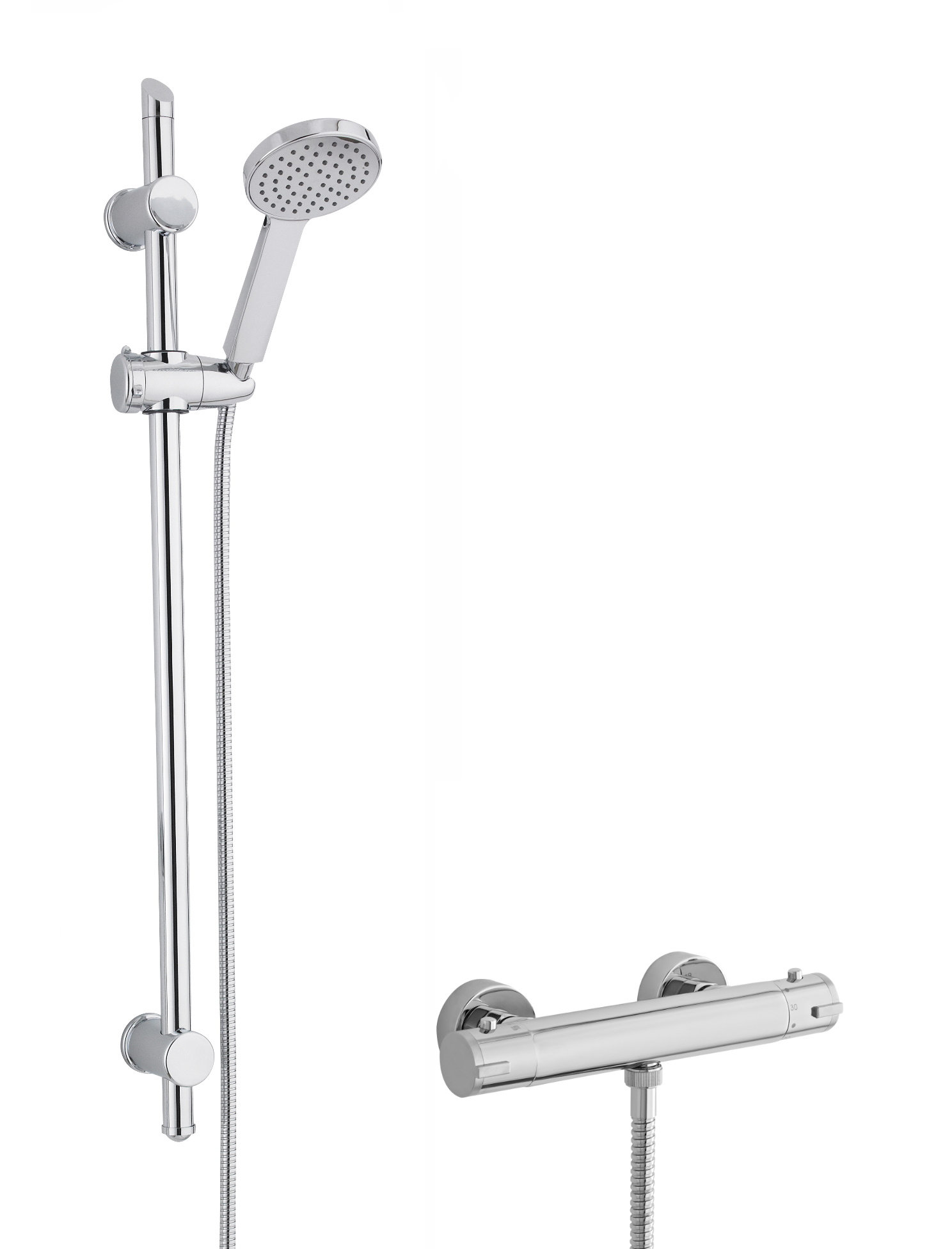 Nuie Mixer Shower with Handheld Shower Head | Wayfair.co.uk
