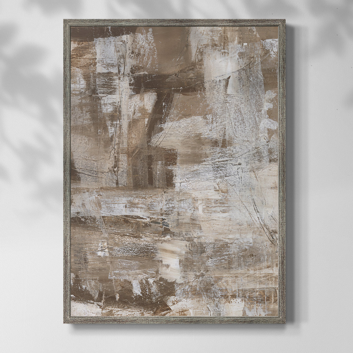 Brayden Studio® Bronzed II Framed Print - Solid Wood | Wayfair