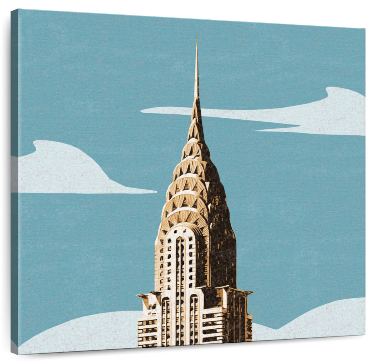 Ebern Designs Lilie Chrysler Building Painting | Wayfair