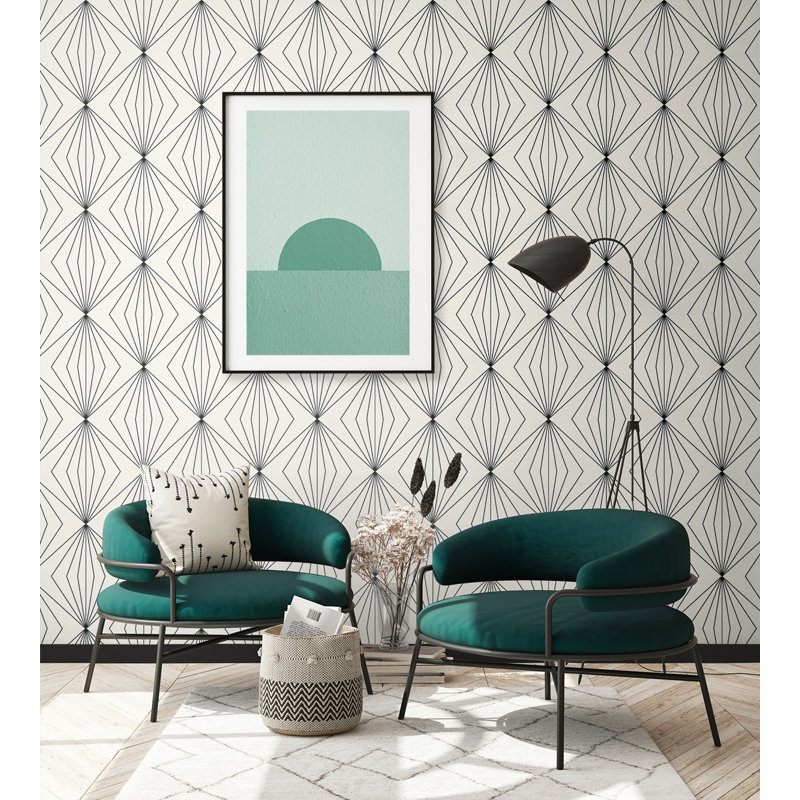 Mercury Row® Vicente Geometric Roll & Reviews | Wayfair