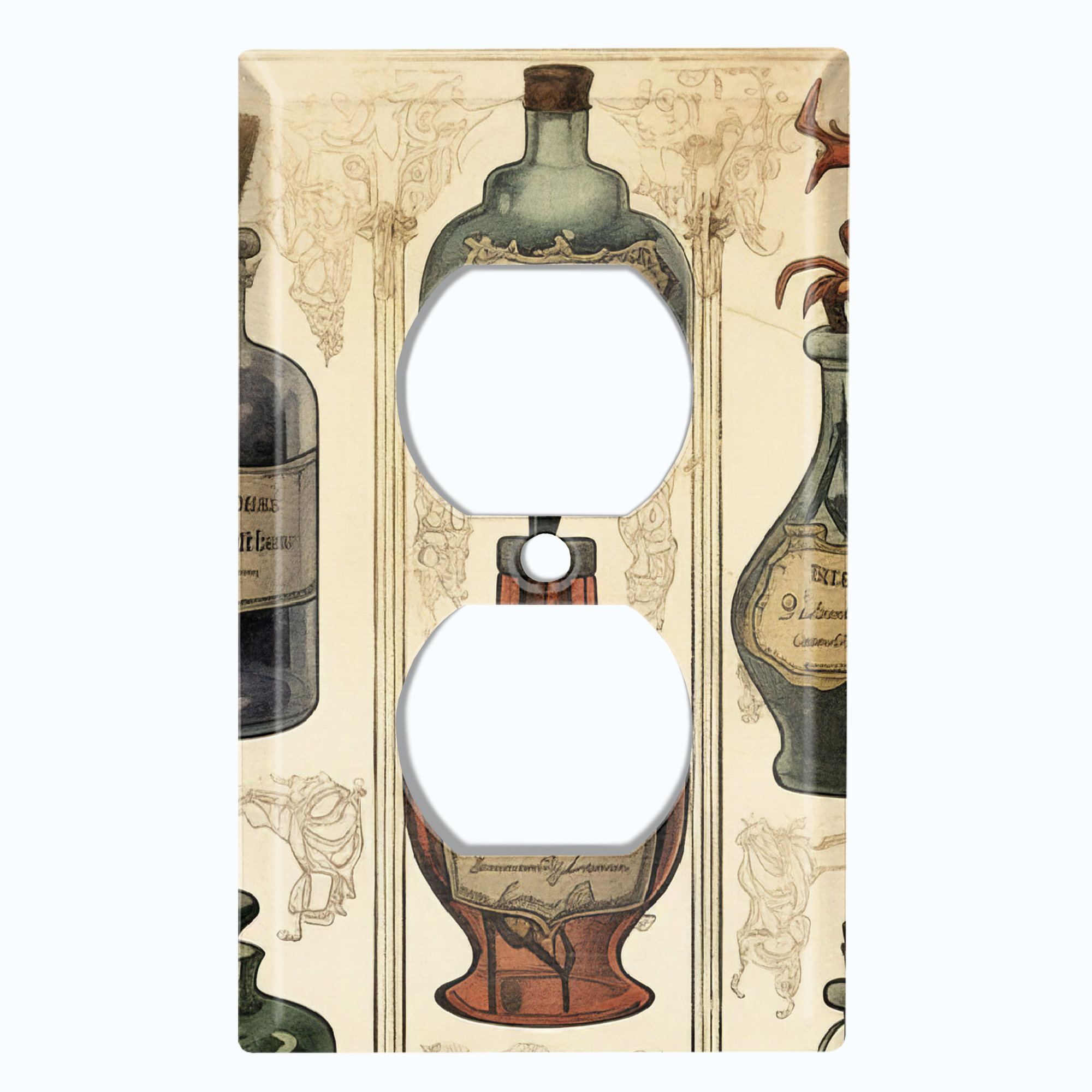 WorldAcc Metal Light Switch Plate Outlet Cover (Halloween Potion ...