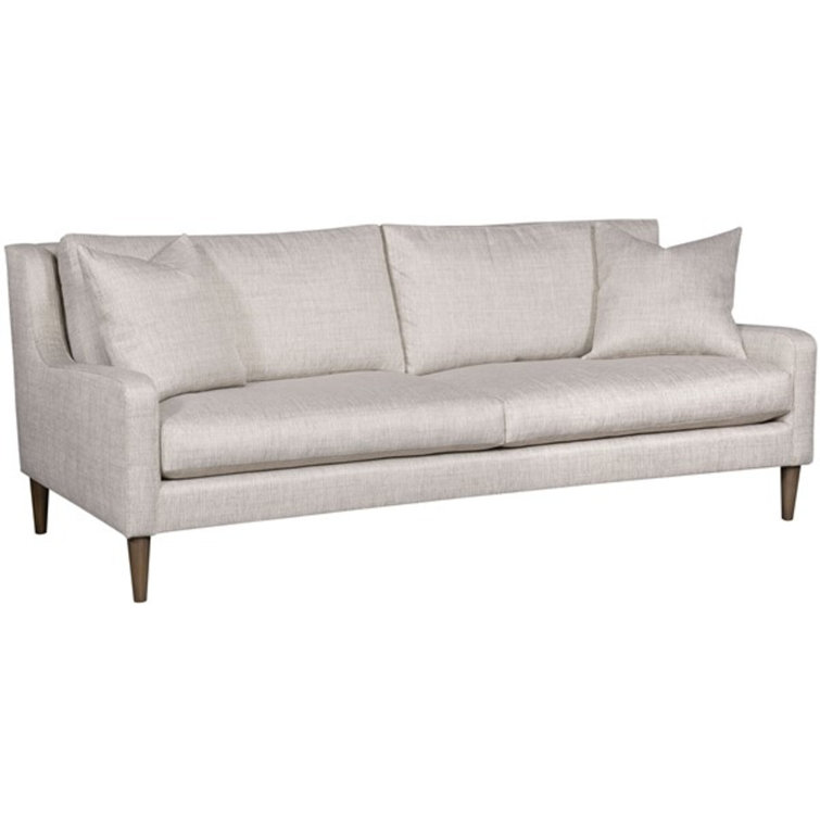 Vanguard Furniture Josie 86.5" Genuine Leather Square Arm Sofa | Wayfair