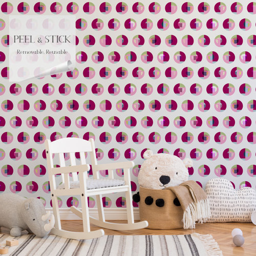 Purple Baby & Kids Wallpaper You'll Love | Wayfair