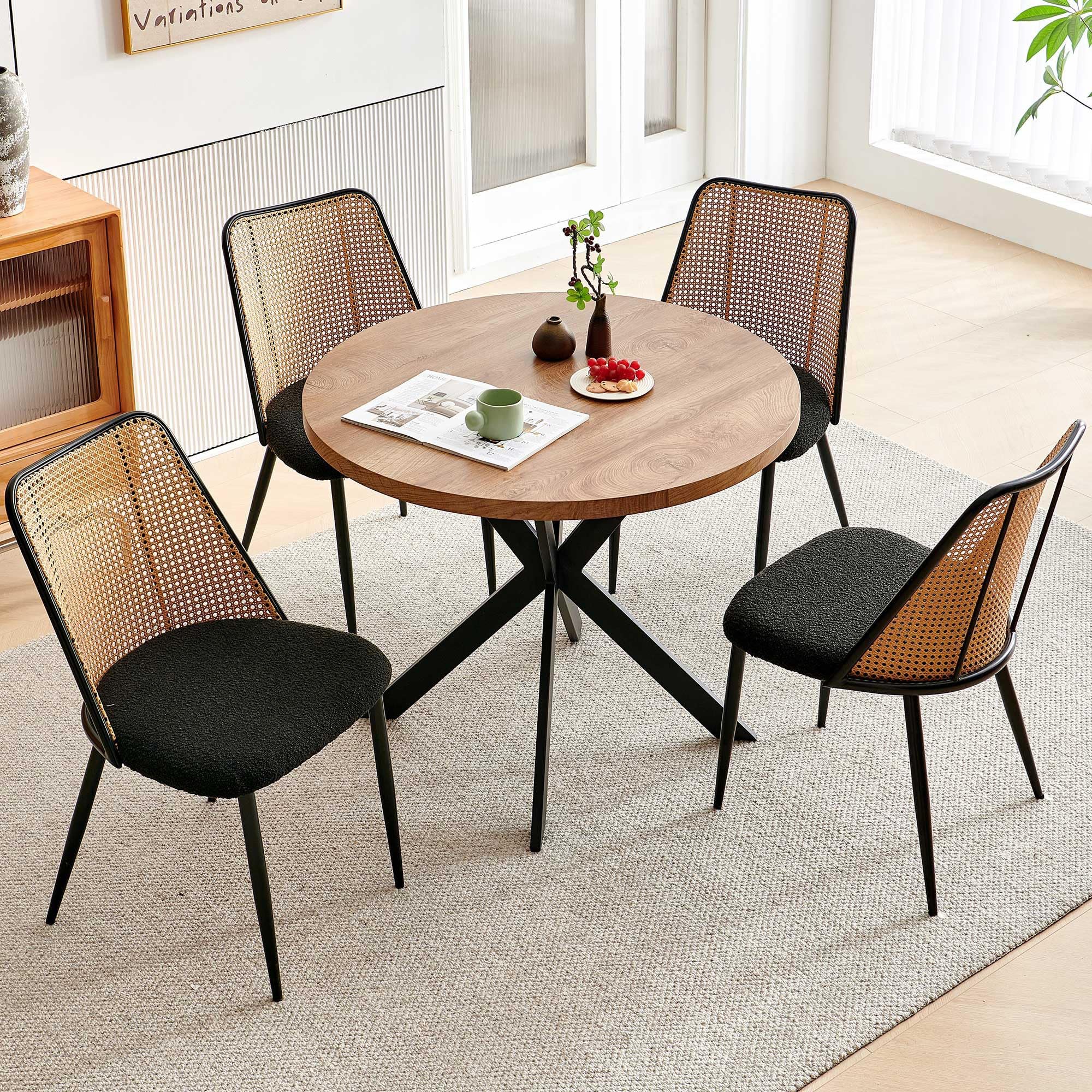 George Oliver Brando 5-piece Round Dining Set - Wayfair Canada