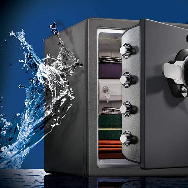 DEBLIT Waterproof Alloy Steel Digital Safe Box, Digital Fireproof Safe ...