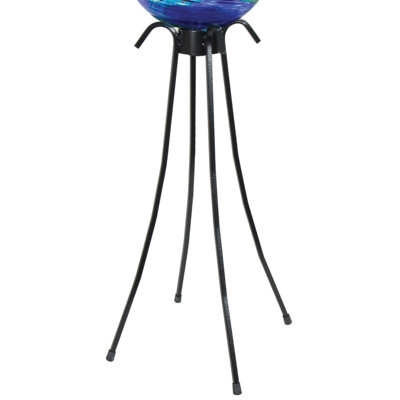 Arlmont & Co. Korina Metal Abstract Gazing Ball Stand | Wayfair