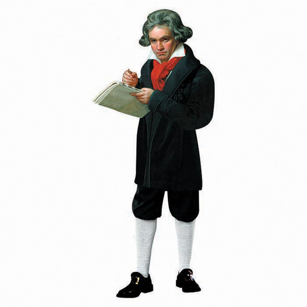 Wet Paint Printing Beethoven Cardboard Standup - Wayfair Canada