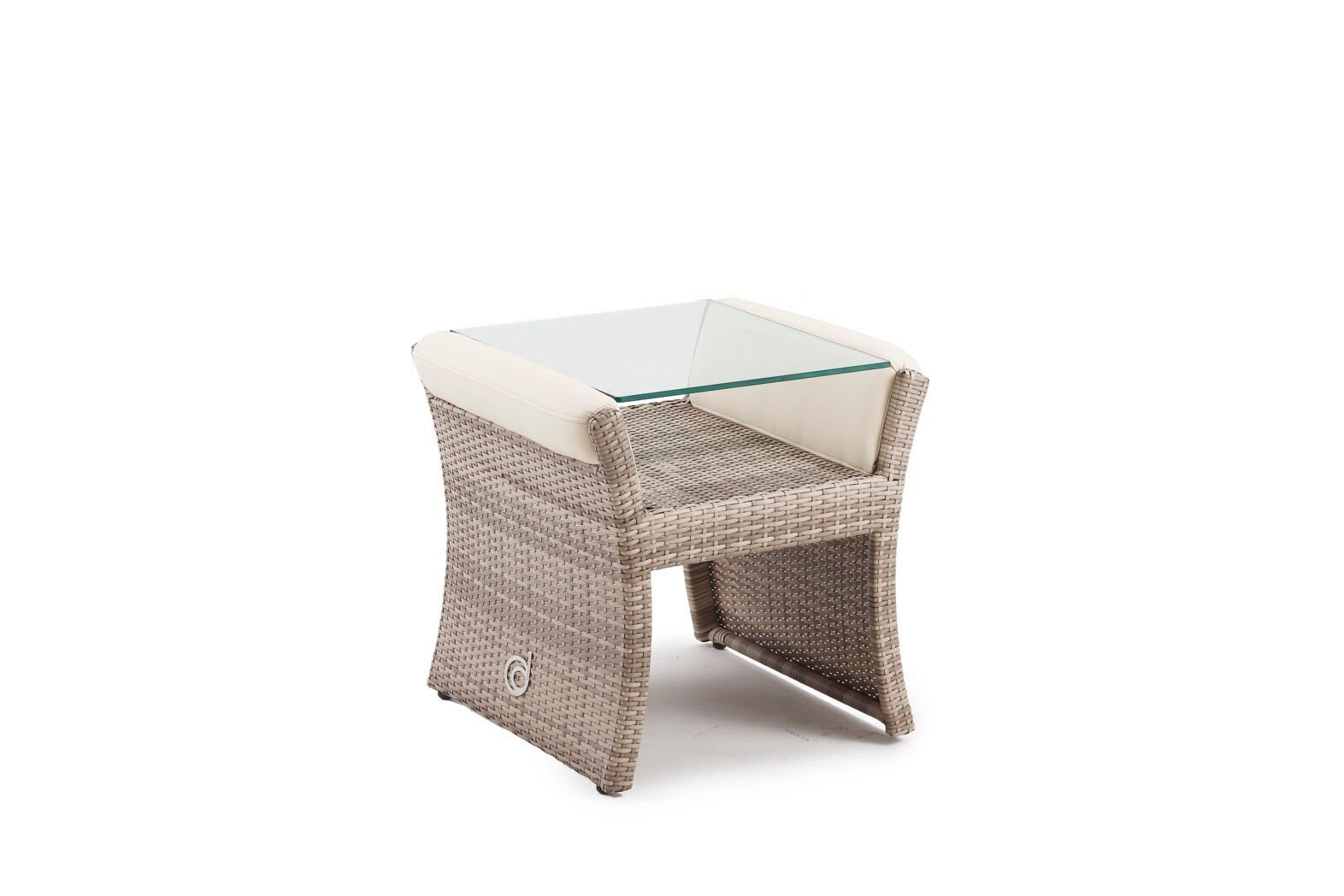 Canora Grey Sheri Glass Side Table | Wayfair