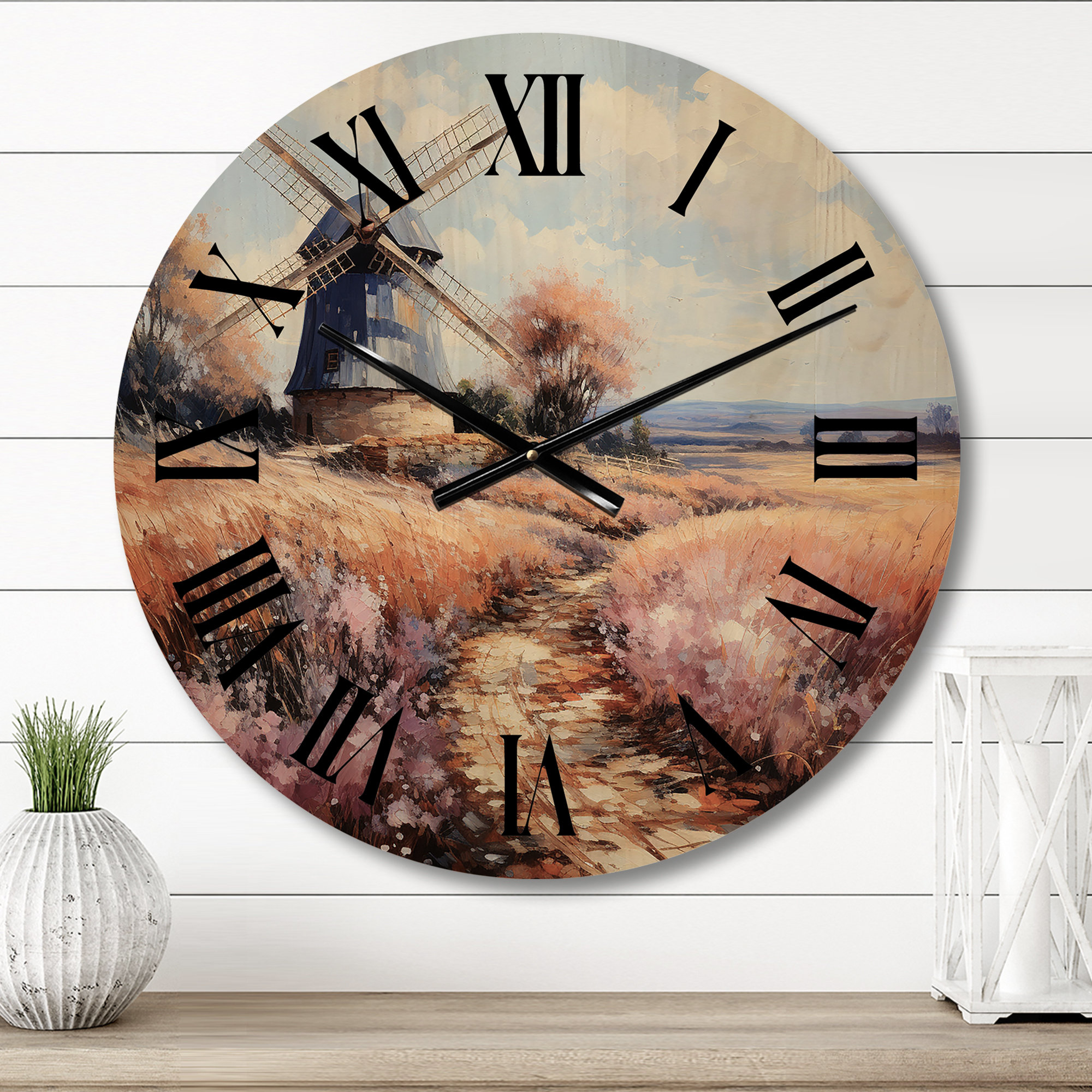 East Urban Home Mill Wind Gentle Breeze II - Countryside Oversized Wood ...