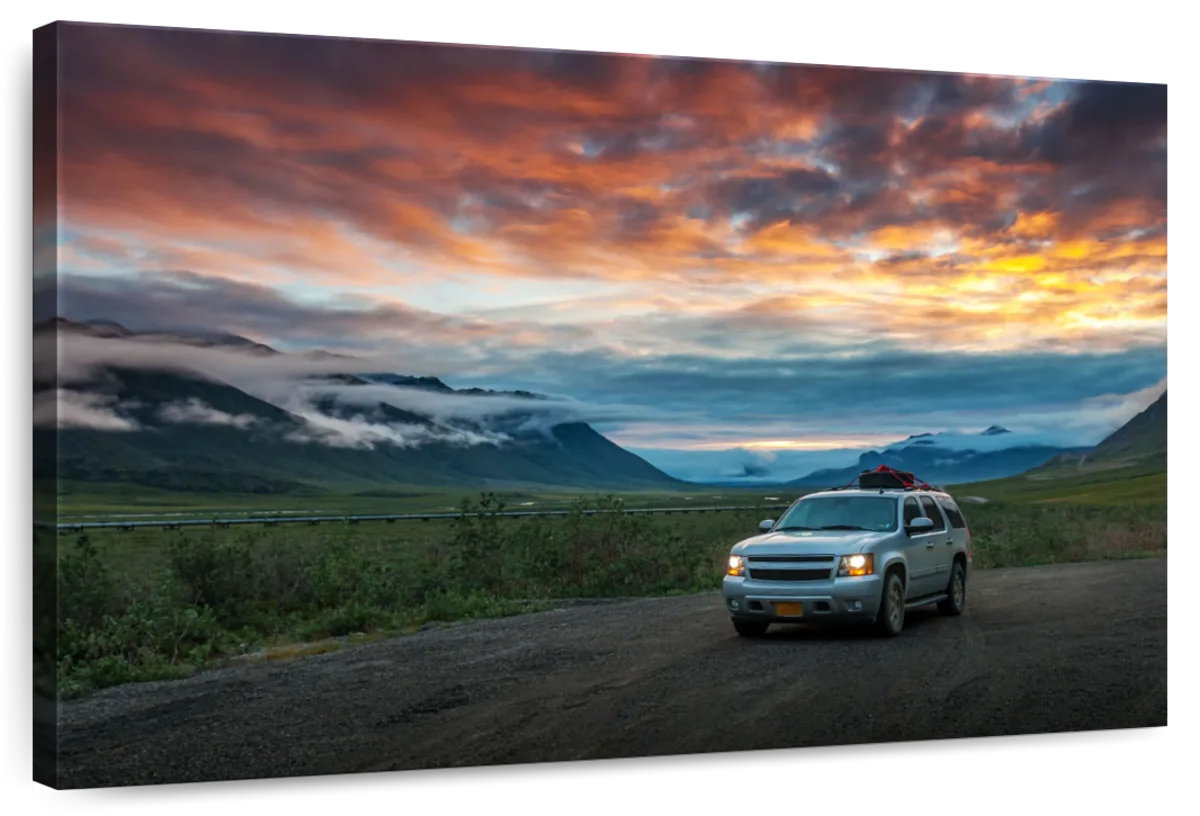 Ebern Designs Mehar Alaska Atigun Pass Car | Wayfair