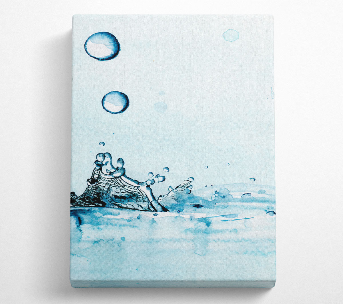 Latitude Run Blue Water Droplet Splash - Print | Wayfair.co.uk
