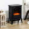 Latitude Run® 22" Electric Fireplace Stove, , 750W & 1500W, Black ...