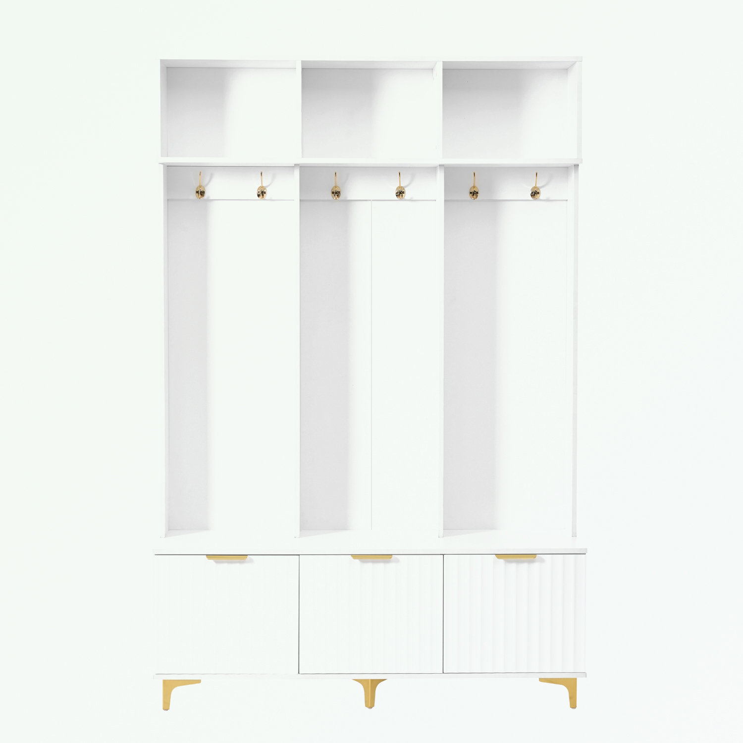 Everly Quinn Mckayleigh Hall Tree 496 Wide With Bench And Shoe Storage Wayfair