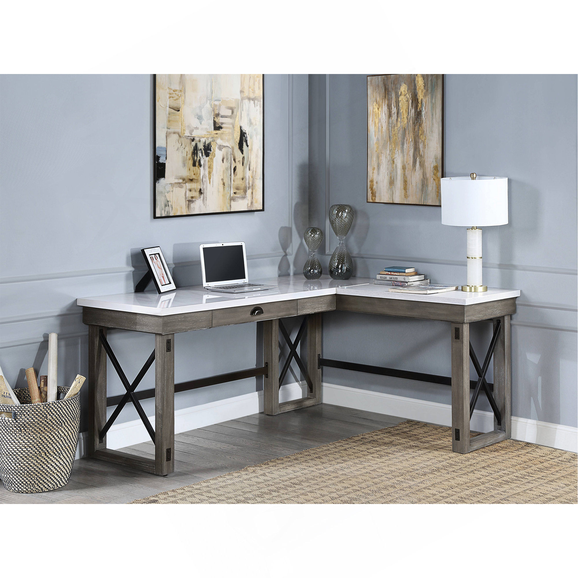 Corrigan Studio® Sophisticated Writing Desk With Lift Top And Ample ...