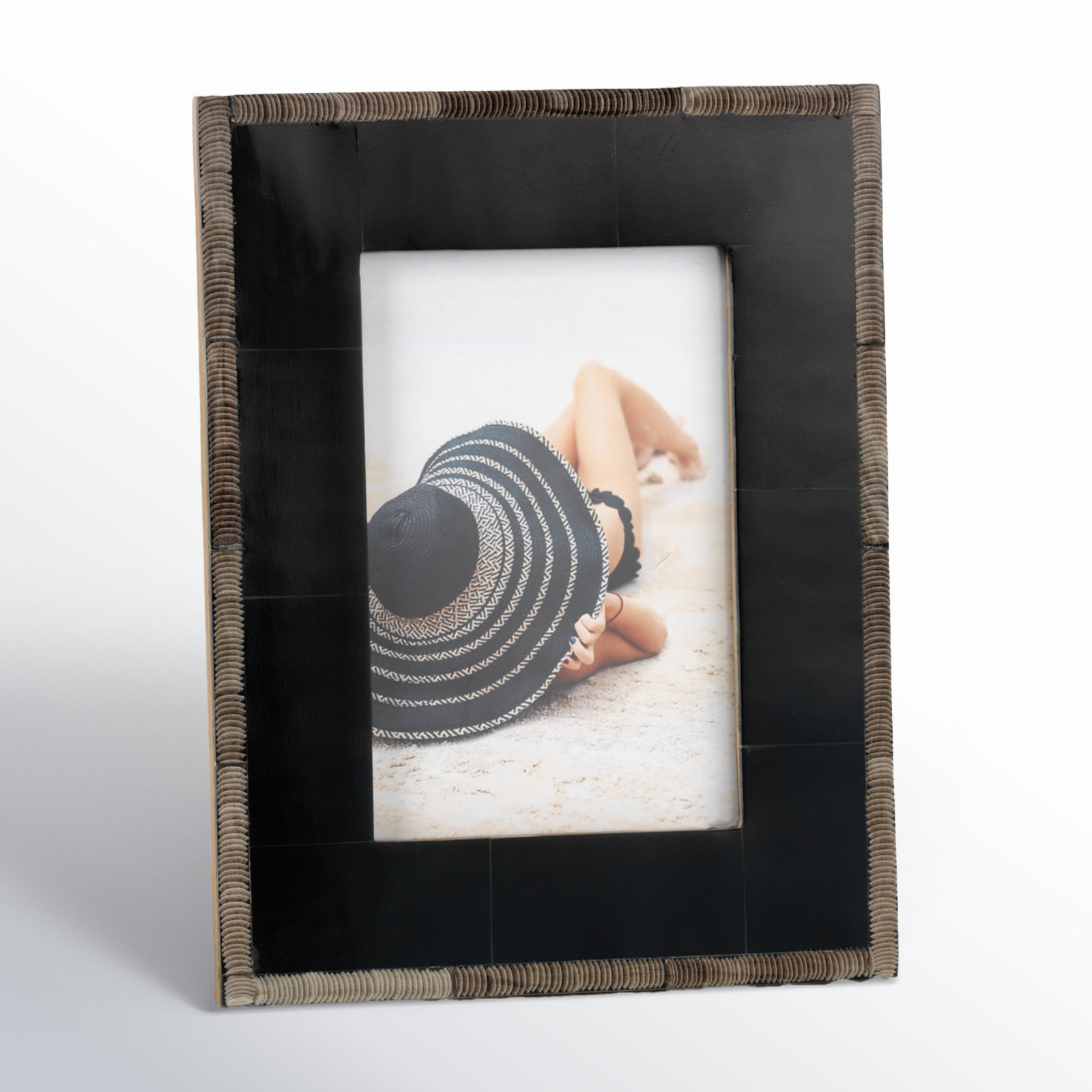 Joss & Main Alette Chiseled Horn Picture Frame | Joss & Main