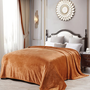 Orange Blankets & Throws You'll Love | Wayfair