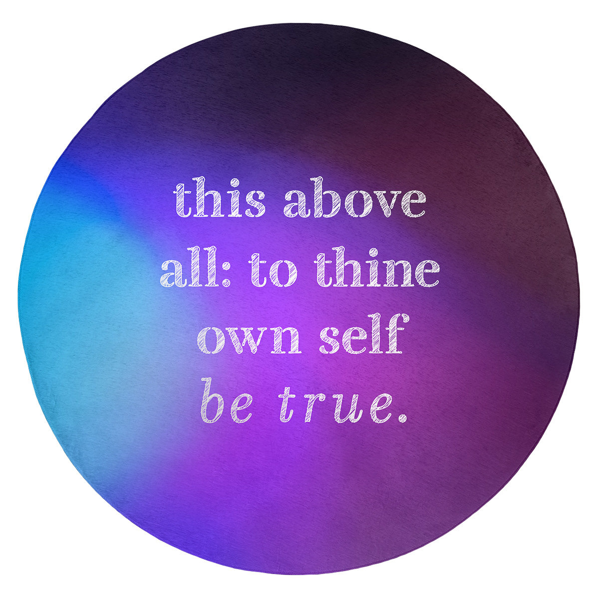 East Urban Home Multicolor Background Shakespeare Inspirational Quote ...