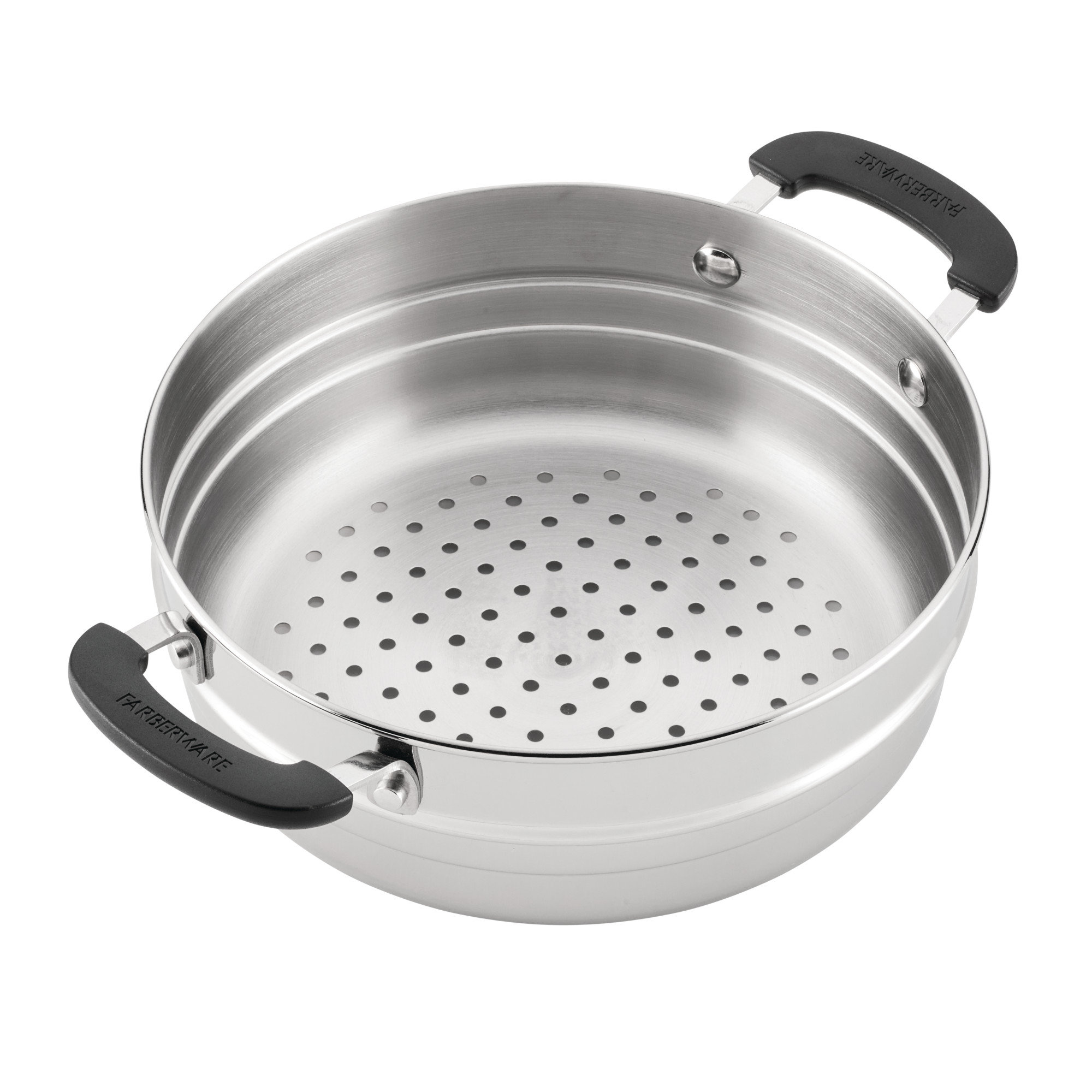 Farberware Brilliance Steamer Insert, 10 Inch, Stainless Steel ...