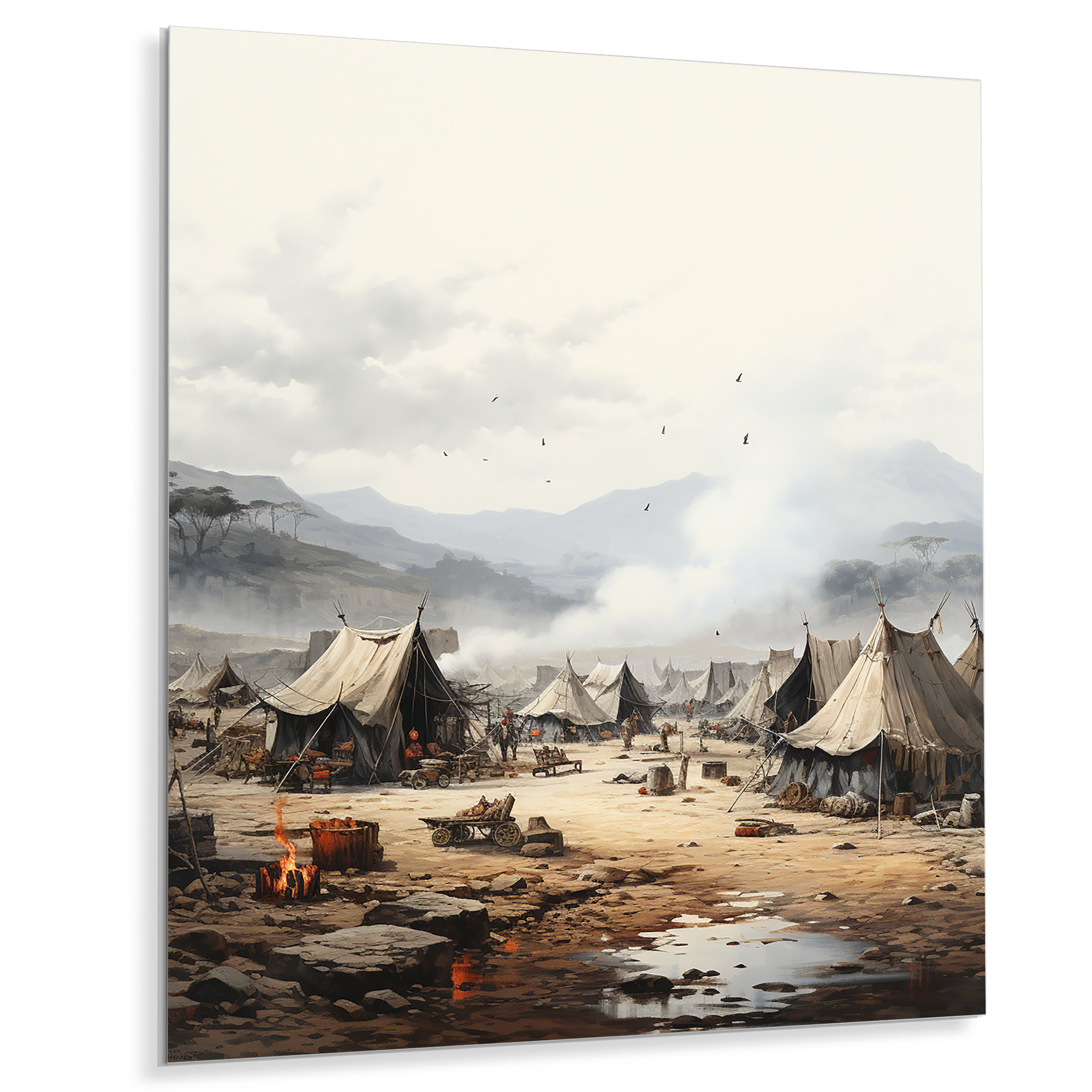 Winston Porter Bohemian Nomadic Village I - Abstract Metal Wall Art ...