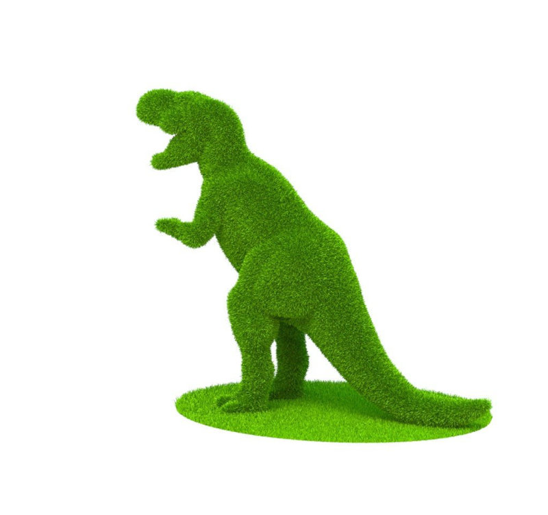 Decor Factory Studio Outdoor Tyrannosaurus Rex T-Rex Topiary Green ...