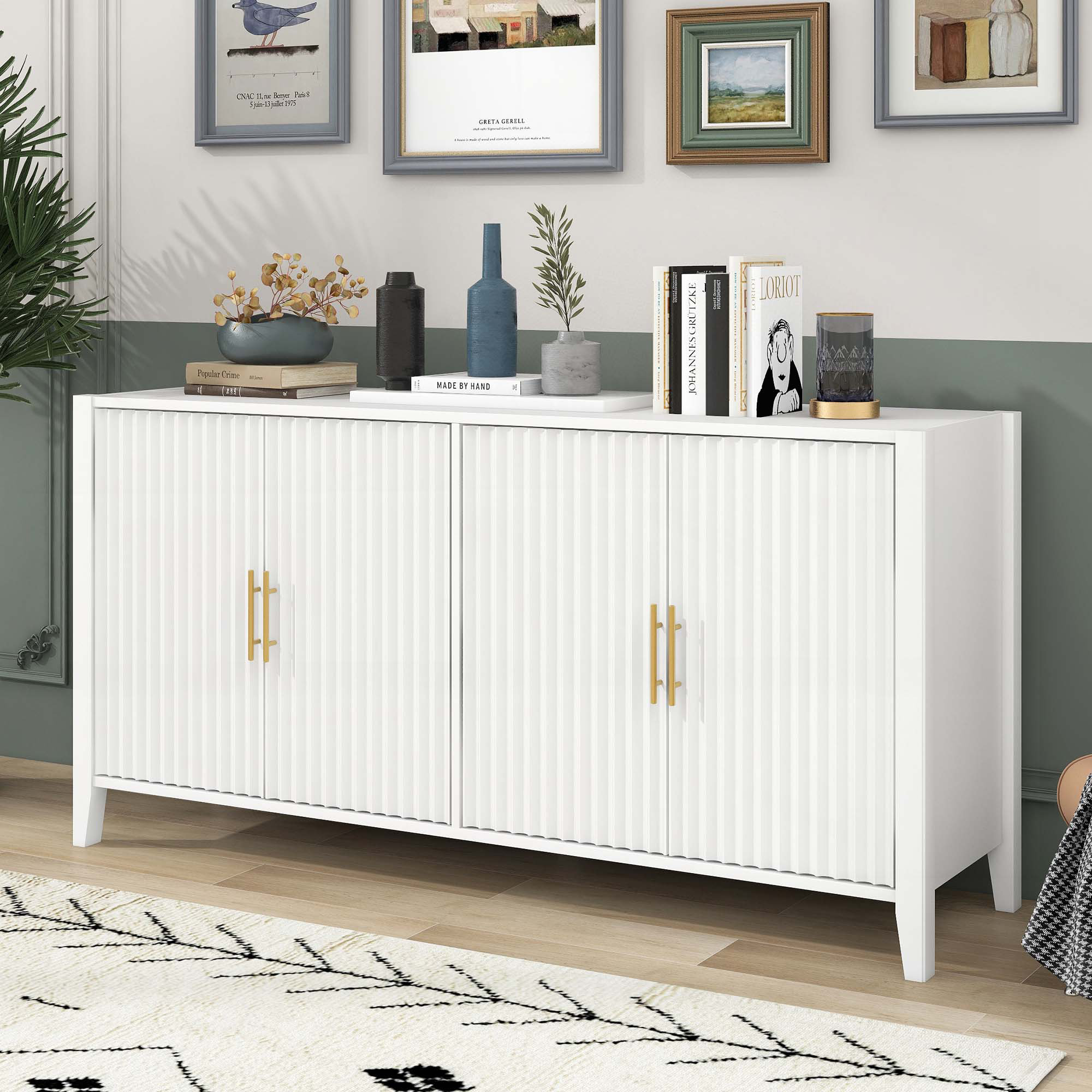 Mercer41 Sideboard with Cabinet - Wayfair Canada